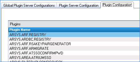 4. Click on the " Plugin Server Configuratio n" tab and locate the " Logging Configurations ...