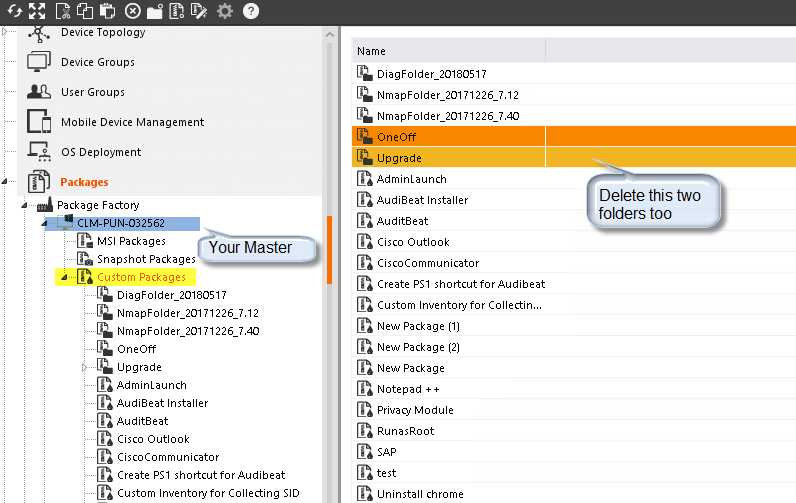 Delete the Packages folder